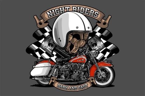Motorbike Vector Template Graphic By Jellybox999 Creative Fabrica