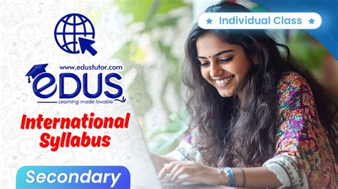Individual Online Classes For International Students Secondary Level
