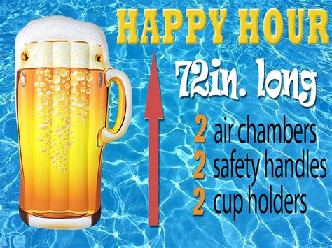 Jet Creations Happy Hour Beer Mug Pool Float Bigamart
