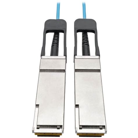 Tripp Lite Qsfp To Qsfp M M 40gb Active Optical Cable Aqua