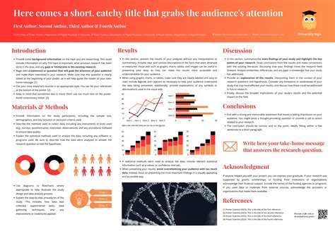 Academic Poster Template Canva To Present Your Research A0 Portrait And