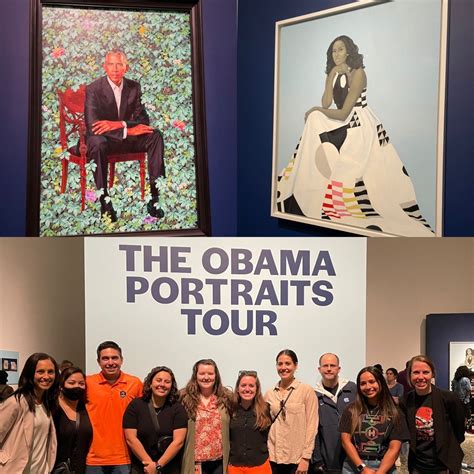 Enjoyed Visiting The Obama Potraits Exhibit At The Museum Of Fine Arts Houston With Co Workers
