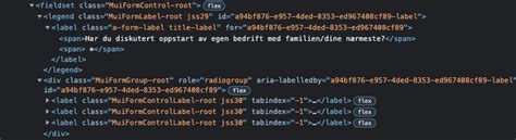 WCAG Warnings On Our Radiogroup Issue 753 Altinn App Frontend