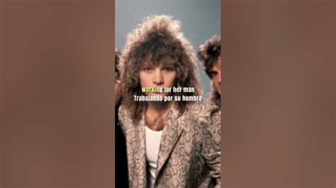 Bon Jovi Livin On A Prayer Subtitulada En Inglés Y Español Bonjovi