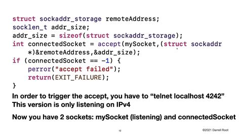 Using The Berkeley Socket Api In The C Programming Language Youtube