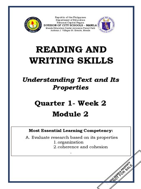 reading and writing q1 w2 mod2 pdf cognition cognitive science