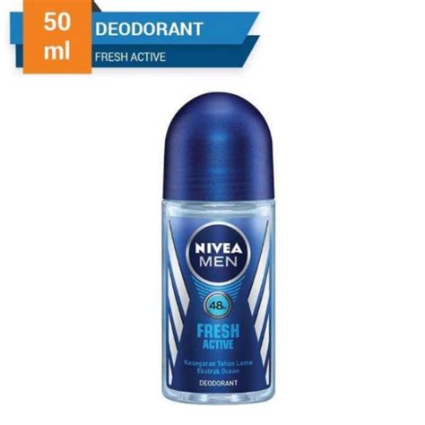 Jual Nivea Men Fresh Active Deodorant Roll On 50ml Shopee Indonesia