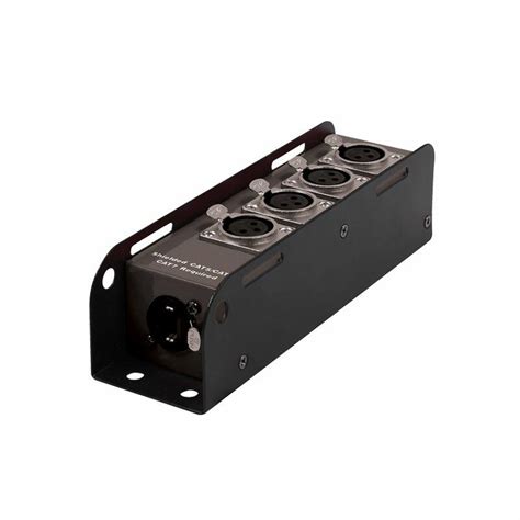 Ledj Ethercon To Dmx Adaptor 4 X 3 Pin Female Xlr Sockets Cabl354