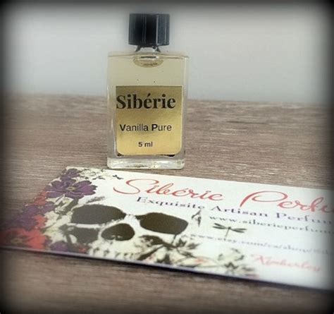 Organic Vanilla Bean Perfume Oil Aged Bourbon By Siberieperfumes