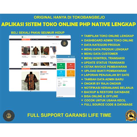 Jual Aplikasi Web Source Code Toko Online Hitung Ongkir Otomatis Php 7