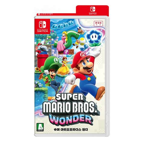 닌텐도 스위치 슈퍼 마리오브라더스 원더 감도 깊은 취향 셀렉트샵 29cm