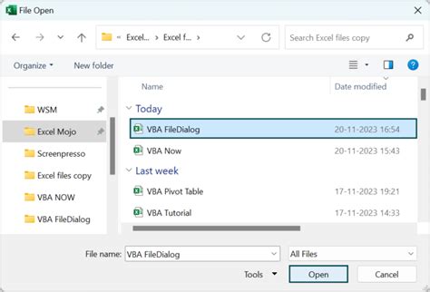 VBA FileDialog In Excel Definition Examples How To Use