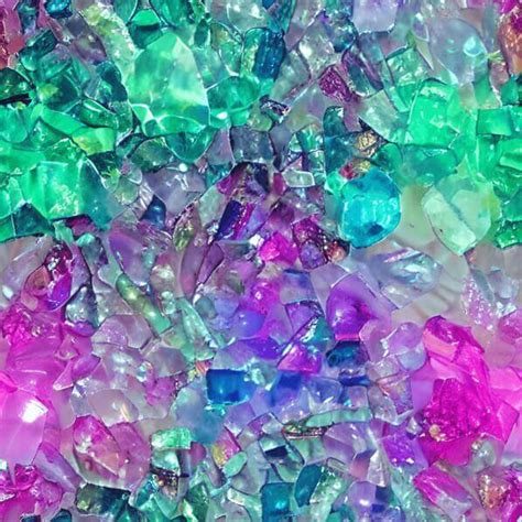 Download Colorful Glass Fragments For Jewelry And Decor Patterns Online