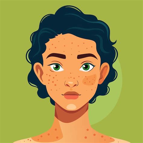 Portrait Woman Skin Spot Vectors And Illustrations For Free Download