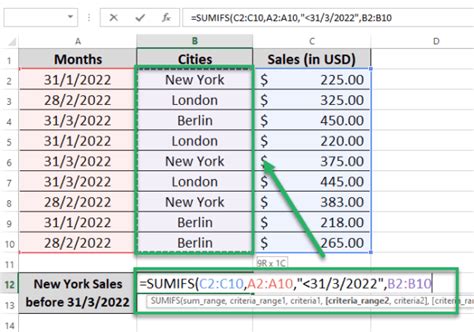 How To Use The SUMIF Function In Excel And SUMIFS