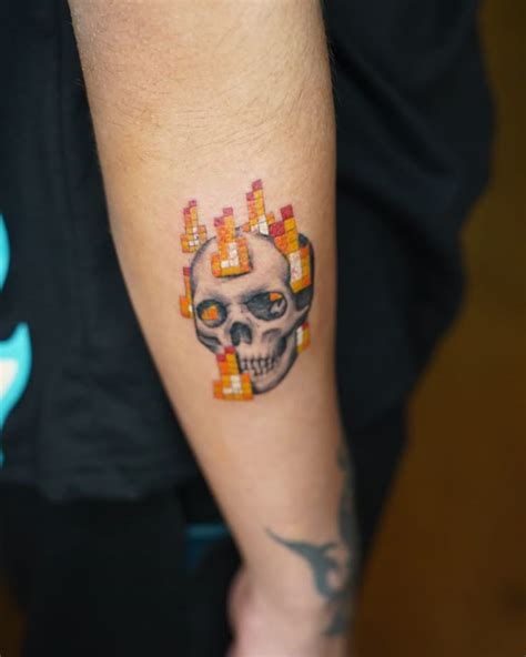 The Iconic Burning Skull From Minecraft Dm For A Free Consultation Or