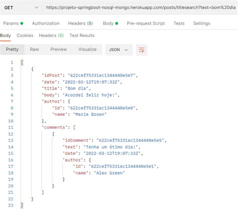 Github Rafaelsulimannprojeto Spring Mongodb Docker Api Restful De Um Projeto De Posts Onde