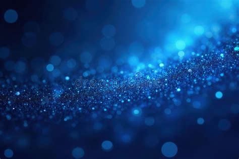 Abstract Blue Backdrop Glowing Particles And Embossed Texture Canvas Effects Stock