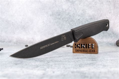 Купить нож "Otus - Отус" D2 Black Stonewash Elastron Limited Edition от ...