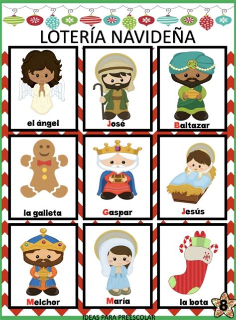 Pin de Maestra Anita en Diciembre Loteria navideña Bingo navideño