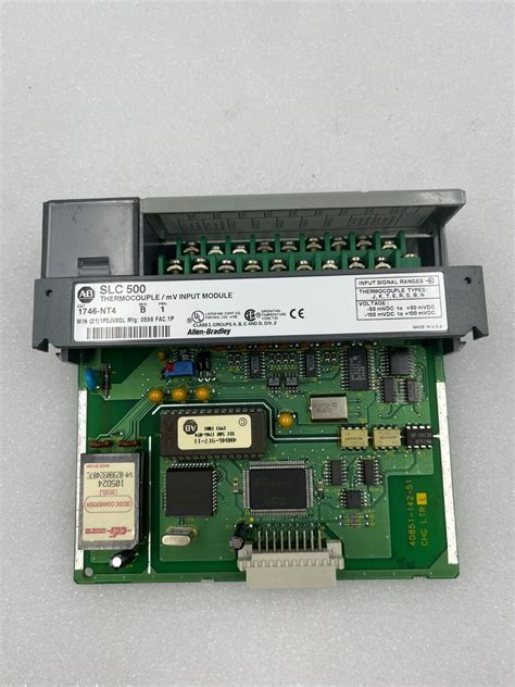 Allen Bradley Slc 500 1746 Nt4 Thermocouple Novus Ferro Pte Ltd