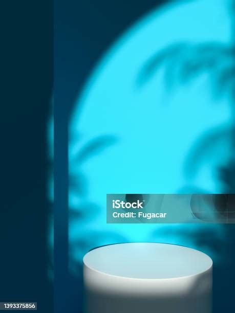 빈 제품 연단 스탠드 이미지 몽타주를 위한 공간을 복사합니다 흰색 배경 3d 렌더링 0명에 대한 스톡 사진 및 기타 이미지 0명 3차원 형태 건설 플랫폼 Istock