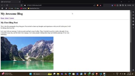 Webdevelopment Firstproject Codingjourney Html