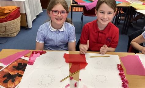 Cardinal Newman Catholic Primary School Ruby Class Art