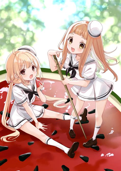 Futaba Anzu And Ichihara Nina Idolmaster And 2 More Drawn By Rinocnc
