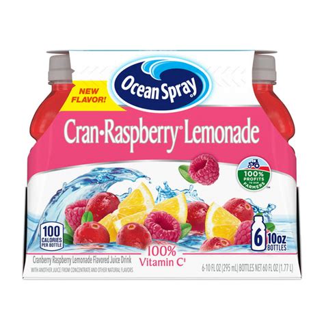 Ocean Spray Juice Cocktail Cran Raspberry Lemonade 610 Oz Island