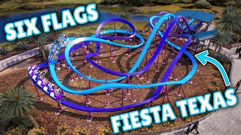 A NEW Dual Racing Roller Coaster Is Coming To Six Flags Fiesta Texas In