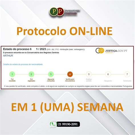 Protocolo On Line Processo De Passaporteportuguês