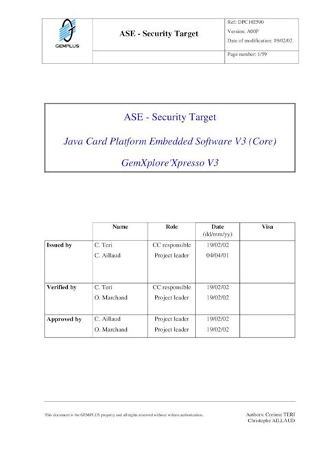 pdf java card platform embedded software v3 core gemxplore java