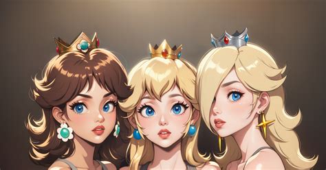 Aiイラスト Peach Daisy And Rosalina X Tp Gourdlumpinsのイラスト Pixiv