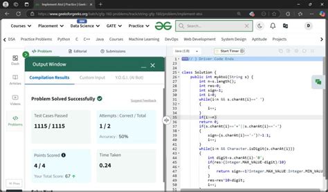 gfg160 dsa java gfg160 geekstreak2025 problemsolving dasari