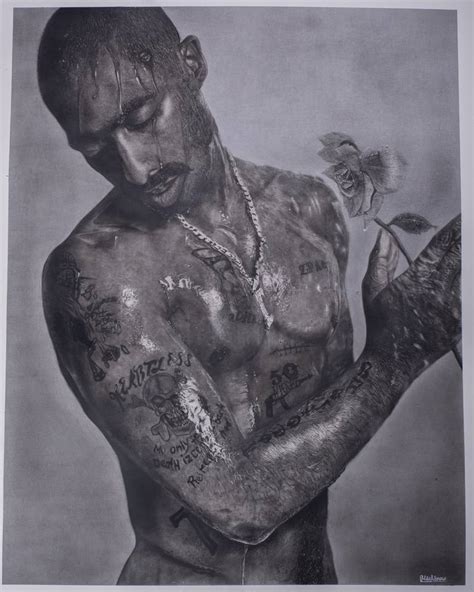 Rose Out Of Concrete Drawing By Stanley Nwite Saatchi Art