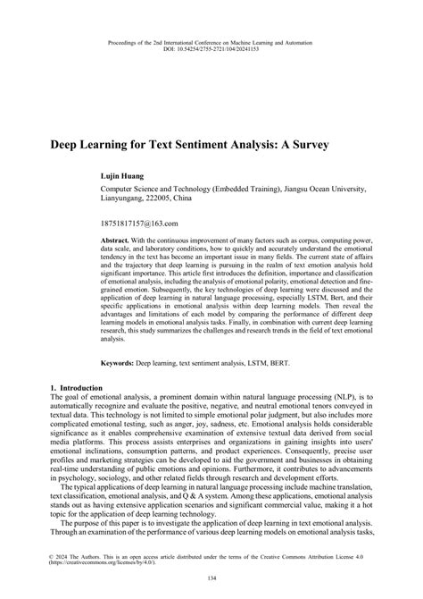 pdf deep learning for text sentiment analysis a survey