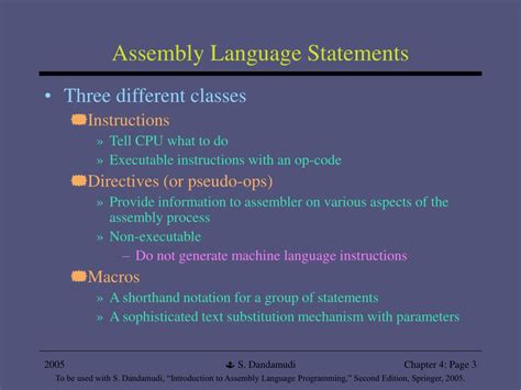 Ppt Overview Of Assembly Language Powerpoint Presentation Free