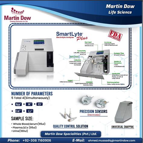 Diagnostic Hub Smart Lyte Plus Electrolyte Analyzer Is A Completely Automated Electrolyte