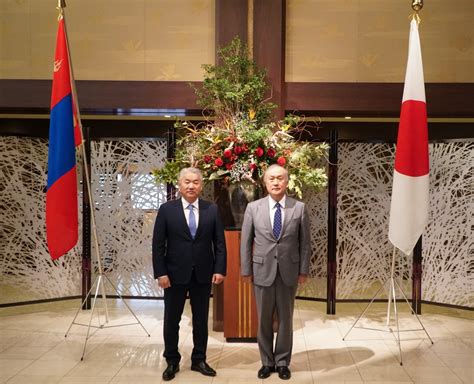 МОНГОЛ УЛСЫН ҮНДЭСНИЙ АЮУЛГҮЙ БАЙДЛЫН ЗӨВЛӨЛИЙН НАРИЙН БИЧГИЙН ДАРГА Ж ЭНХБАЯР ЯПОН УЛСАД