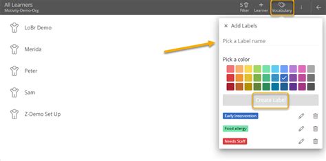 Adding Labels To Learners Adding Labels To Learners