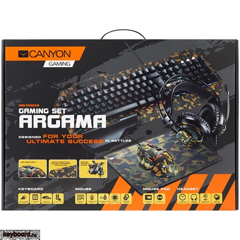 Клавиатура CANYON 4in1 Gaming set