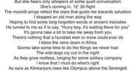Africa By Toto Is The Only Song You Ever Need Album On Imgur
