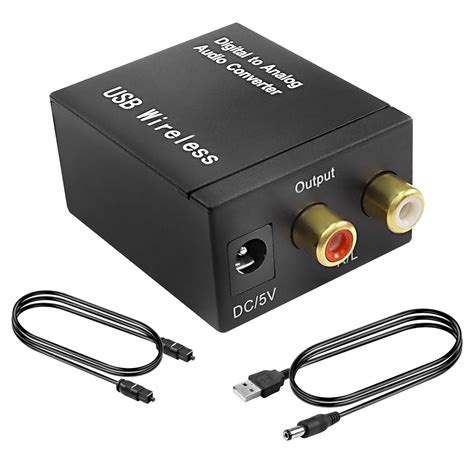 Meiriyfa Digital To Analog Audio Converter With Built In Bluetooth