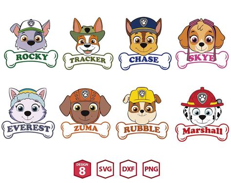 Paw Patrol Head Svg Template Upp336 Upplop Graphics Resources