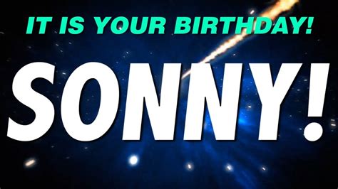 Happy Birthday Sonny This Is Your T Youtube