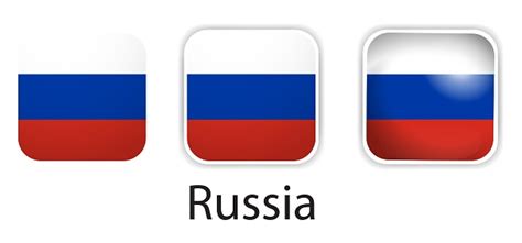 丸みを帯びた正方形の形に設定されたロシアの国旗ベクトル アイコン アイコンセットのベクターアート素材や画像を多数ご用意 アイコンセット