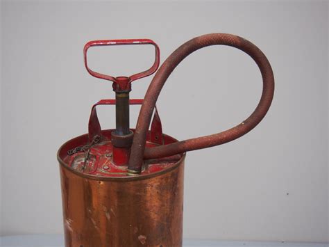 Vintage Copper Fire Extinguisher Bodnarus Auctioneering