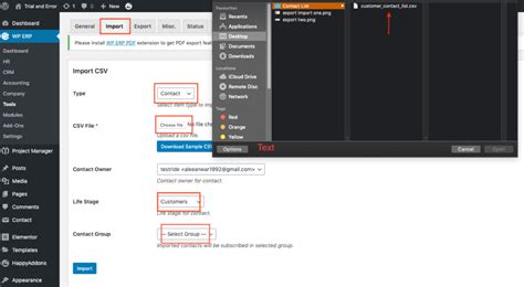 How To Import Export Contacts To And From Wordpress Erp