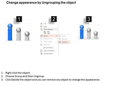 three staged stack process diagram powerpoint template slide